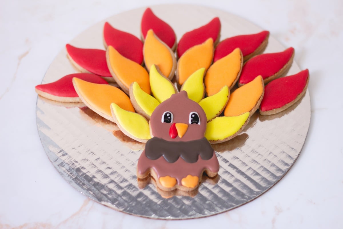 Turkey Decorated Cookie Platter - Windy City Baker